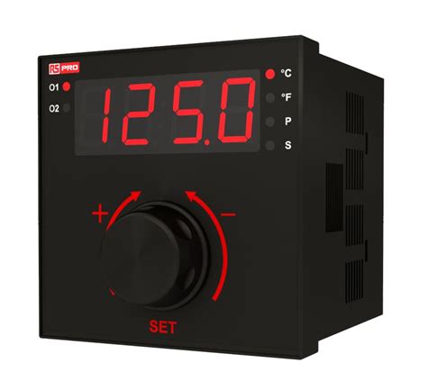 Rs Pro Pid Temperature Controller 96 X 96mm 1 Input 2 Output Relay