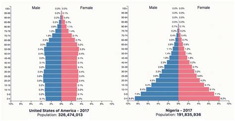 More Or Less Developed Country Age Structure Diagram What Is