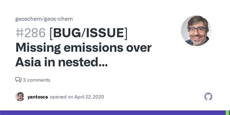 Bugissue Missing Emissions Over Asia In Nested Simulations · Issue