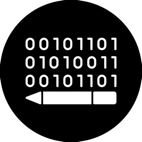 Binary Code Vector Icon 31447938 Vector Art At Vecteezy