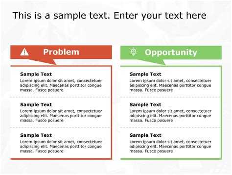 Problem Opportunity PowerPoint Template