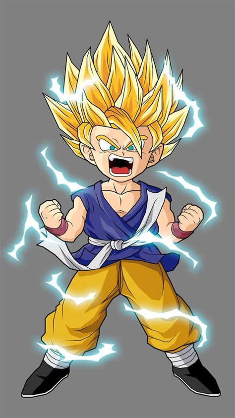 Download Super Saiyan Goten Dragon Ball Z Iphone Wallpaper