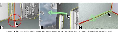 Figure 1 From Feature Assisted Interactive Geometry Reconstruction In 3d Point Clouds Using