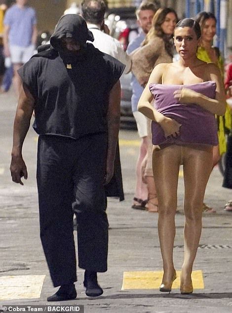 Exclusive Kanye West S Wife Bianca Censori Steps Out Topless In