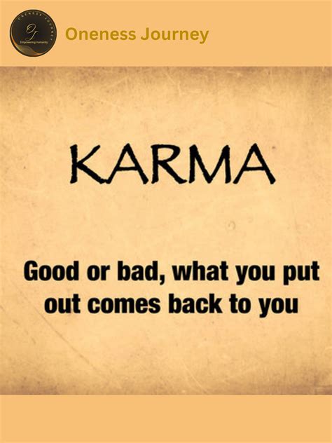 Karma Understanding The Law Of Cause And Effect By Oneness Journey