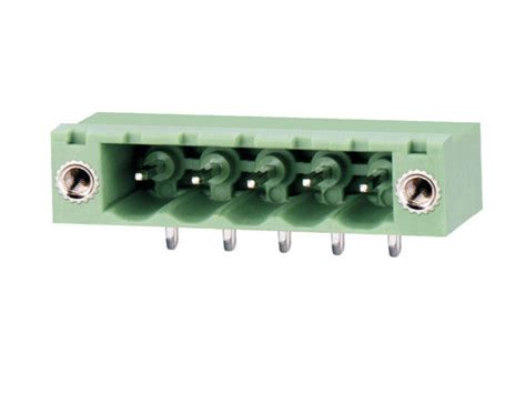Horizontal Electrical Pluggable Pcb Terminal Blocks Different Pitches