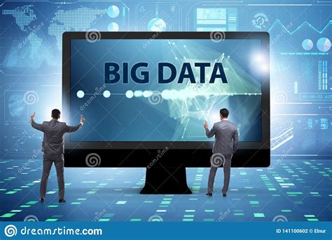 The Big Data Concept With Data Mining Analyst Stock Illustration Illustration Of Computing