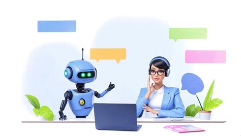 Creative Virtual Assistant 3d Character Illustration Images