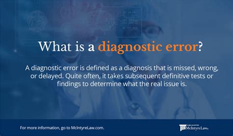 Misdiagnosis And Other Diagnostic Errors Mcintyre Law P C