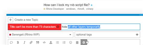 Feature Request Forum 73 Characters Max Function Meta Mcneel Forum