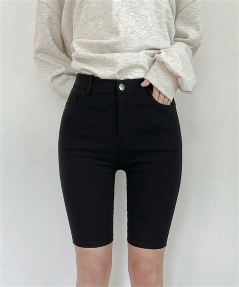 잇진 [made 러닝 레깅스팬츠] 스판 5부 반바지 바이커 쇼츠 2color