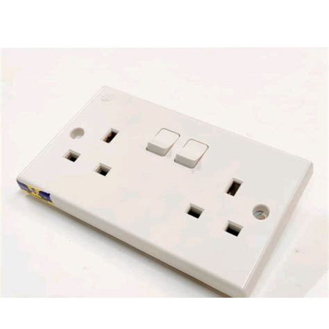 13A Double Switch Socket Outlet Sirim Shopee Malaysia