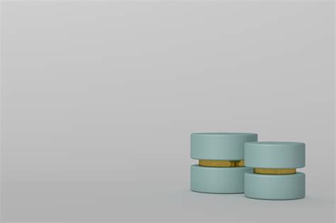 녹색 연단과 최소한의 흰색 추상적 인 배경 기하학적 인 모양을 렌더링하는 3d 렌더링 현대 웹 사이트에서 상을 수상하는 단계 0명에 대한 스톡 사진 및 기타 이미지 Istock