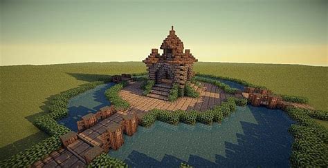 Small Spawnhub Medieval Fantasy General Use Minecraft Project
