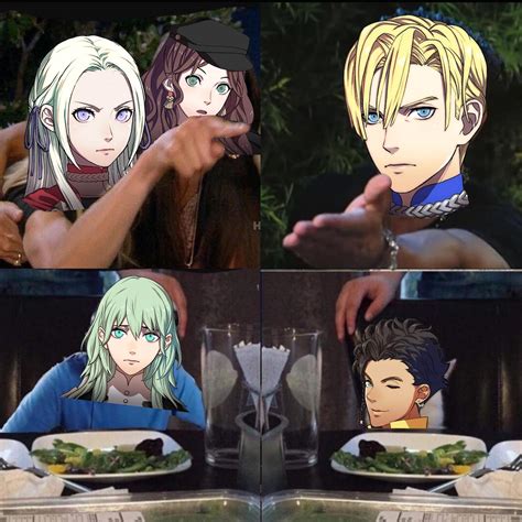 Three Houses In A Nutshell But Its In A Meme Template R Fireemblem
