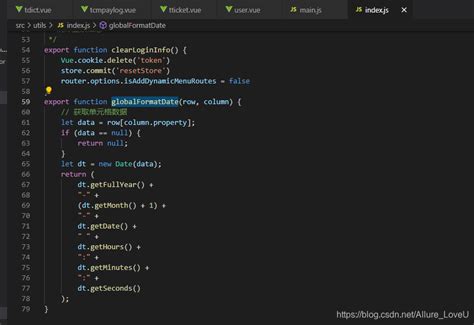 Vue项目中的全局格式化时间过滤器vue 过滤器 Dateformat没生效 Csdn博客