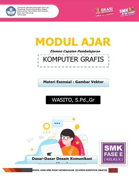 02 Fase E Modul Ajar Komputer Grafis Vektor 1 Kelas X Komputer Grafis Pdf
