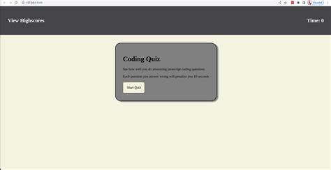 GitHub Mandrews78 Web API Code Quiz Module 4 Challenge Homework