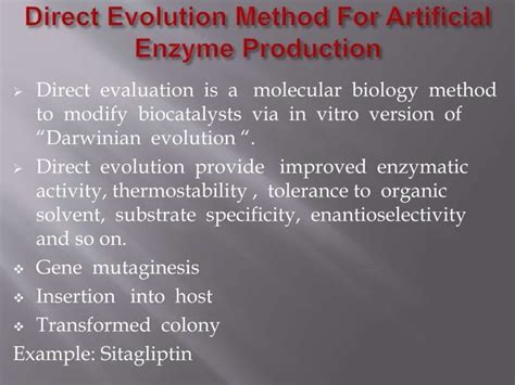 Modified And Artificial Enzymes Autosaved Copypptx