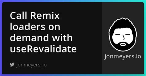 Call Remix Loaders On Demand With Userevalidate Rsupabase