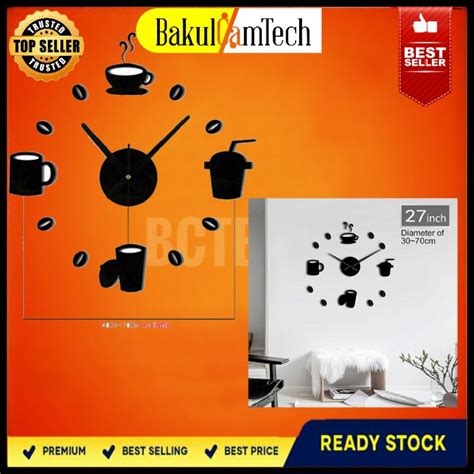 Jual Jam Dinding 27 Inch Gambar Jam Aesthetic Dekorasi Rumah Jam