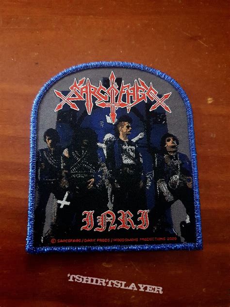 Sarcofago Inri Official Patch Tshirtslayer Tshirt And Battlejacket