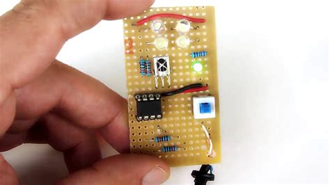 Attiny85 Ir Reciever Sensor Vs 1838b Night Lamp Controled With Remote Control Youtube