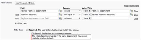 Create A Self Relationship With The Position Object Salesforce