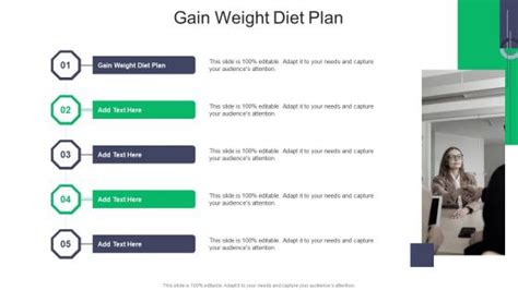 Gain Weight Diet Plan Powerpoint Presentation And Slides Ppt Sample Slideteam