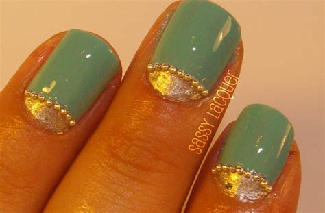 Sassy Lacquer Boho Spring Glam Nail Art