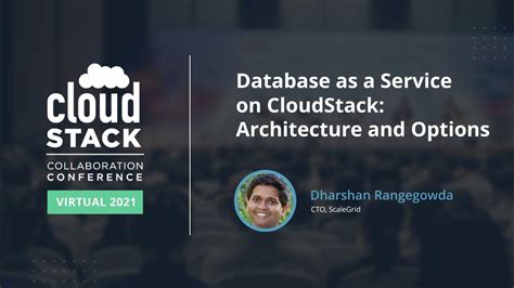 Database As A Service On Cloudstack Architecture And Options Cloudstack Collaboration Conf