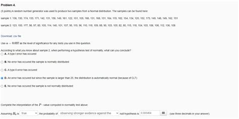 Solved Problem Points A Random Number Generator Was Chegg