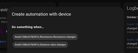 Missing Entity In Automation Options Zigbee Home Assistant Community