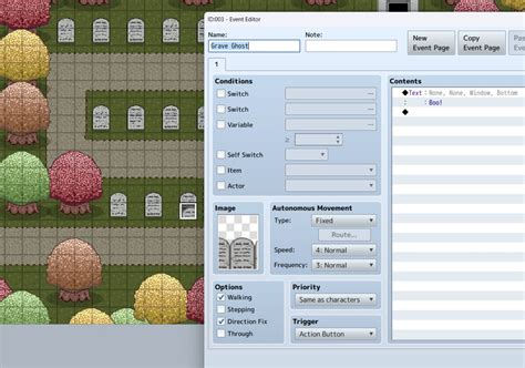 RMMZ Galv S Character Frames Object Event Animation Help RPG