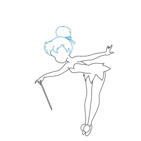 How To Draw Tinkerbell Outline
