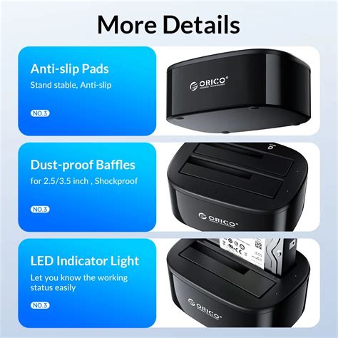 Orico Hdd Docking Station Support Tb Hdd Us Shopee Philippines