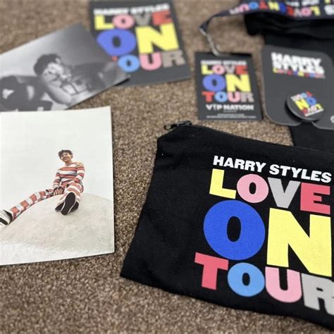 Harry Styles Love On Tour Bundle Vip Tote Lanyard Depop
