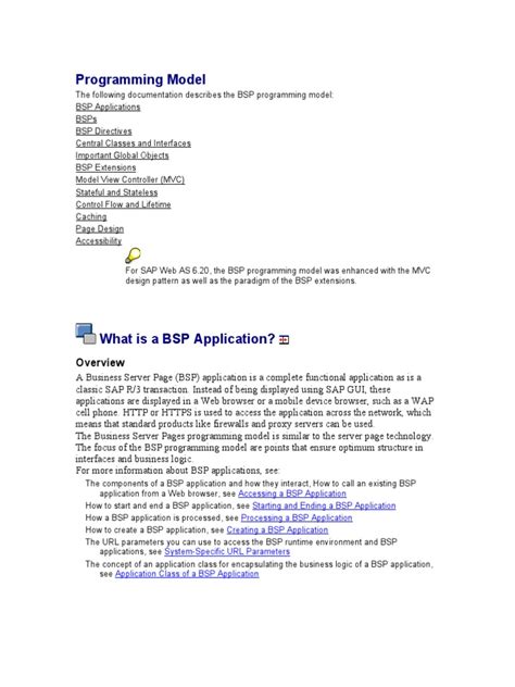 Programming Model In Bsp Pdf Class Computer Programming Modelviewcontroller