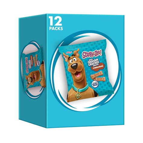 Kelloggs Scooby Doo Baked Graham Oif8 Cracker Sticks Lunch Snacks