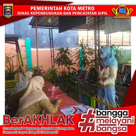 Pelayanan Harian Dinas Dukcapil Kota Metro
