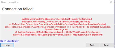 Connectivity Issues After A Recent Update Was Applied · Issue 1053 · Mscrmtoolsxrmtoolbox · Github