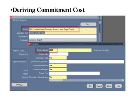 Oracle Project Costing