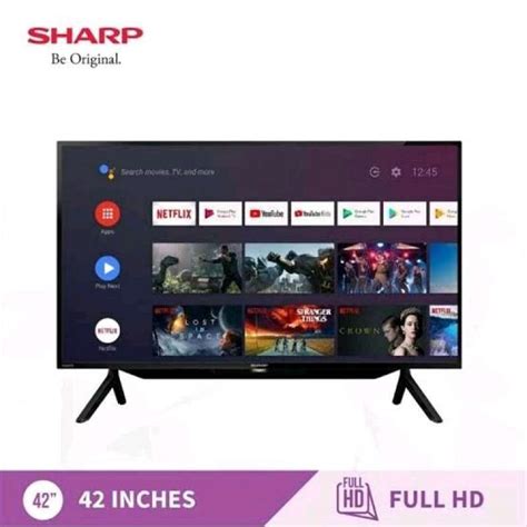 Jual Sharp Led Smart Android Google FHD TV 42 Inch 2TC42EG1i Di Seller Duta Suara Electronics