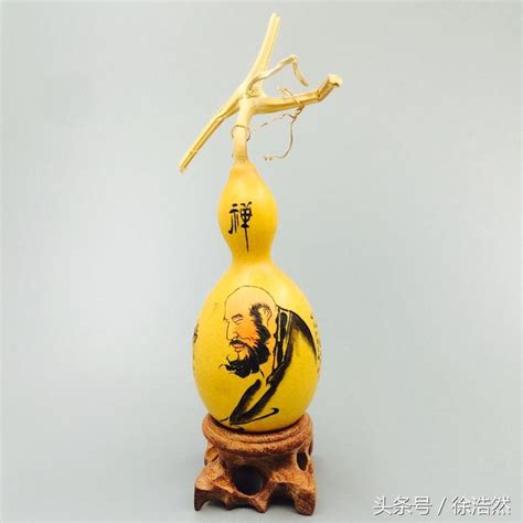 葫蘆雕刻小品達摩禪意圖 每日頭條