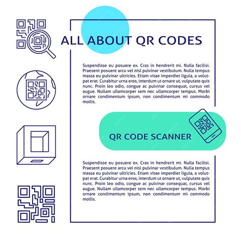 Premium Vector Qr Codes Information Banner Template