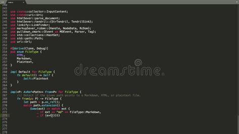 Rust Programming Language Source Code Typing Effect Rust Programmer