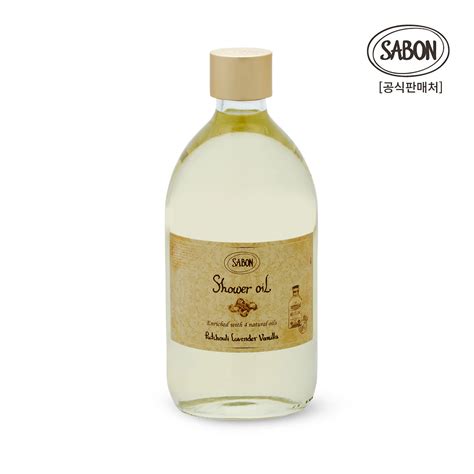 사봉 샤워오일 파츌리라벤더바닐라 500ml바디워시 위시버킷