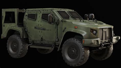3d Model Oshkosh Jltv Low Poly 3d Model Vr Ar Low Poly Cgtrader