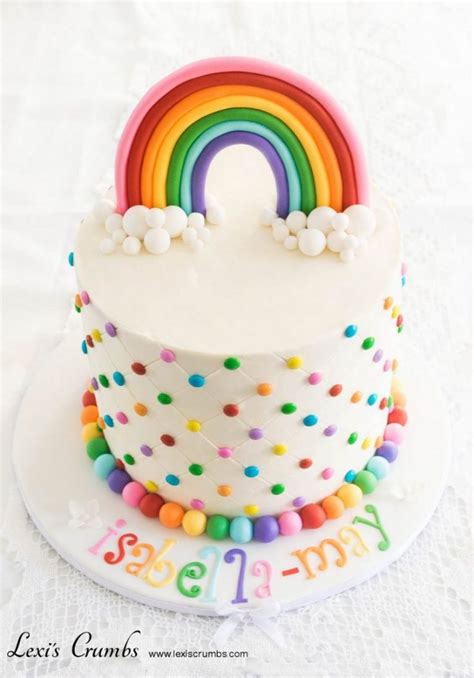 Novelty Cakes Lexis Crumbs Rainbow Birthday Cake Rainbow Cake
