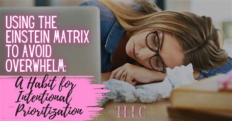 Using The Einstein Matrix To Avoid Overwhelm A Habit For Intentional